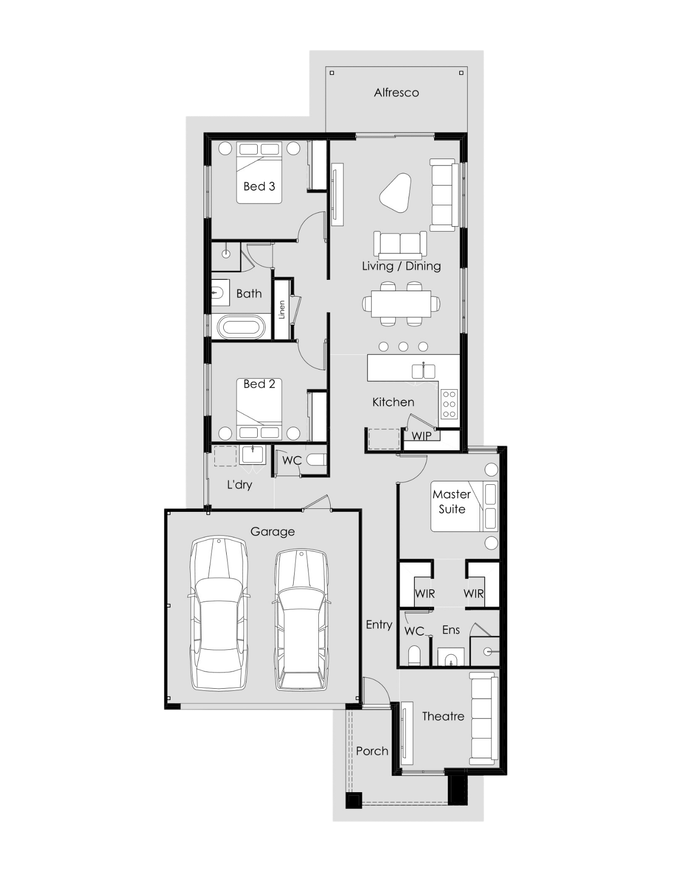 Galileo Home Design | 4 Bed 2 Bath | New Generation Homes